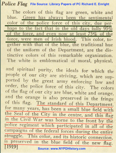 Newly Discovered Information on the History of the NYPD’s Department ...