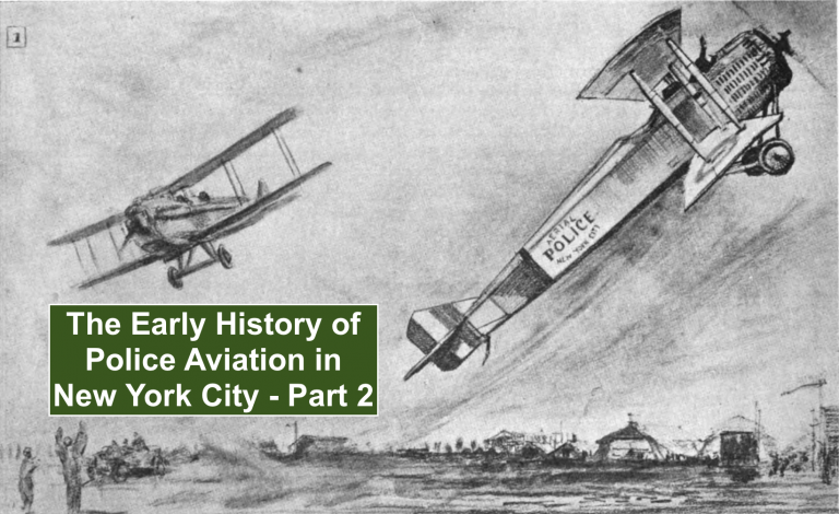 The Early History of Police Aviation in New York City – Part 2 – The ...